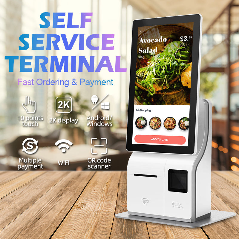 Digital Signage - MEQO 15" Windows OS QSR Self-Service & POS Kiosk ...